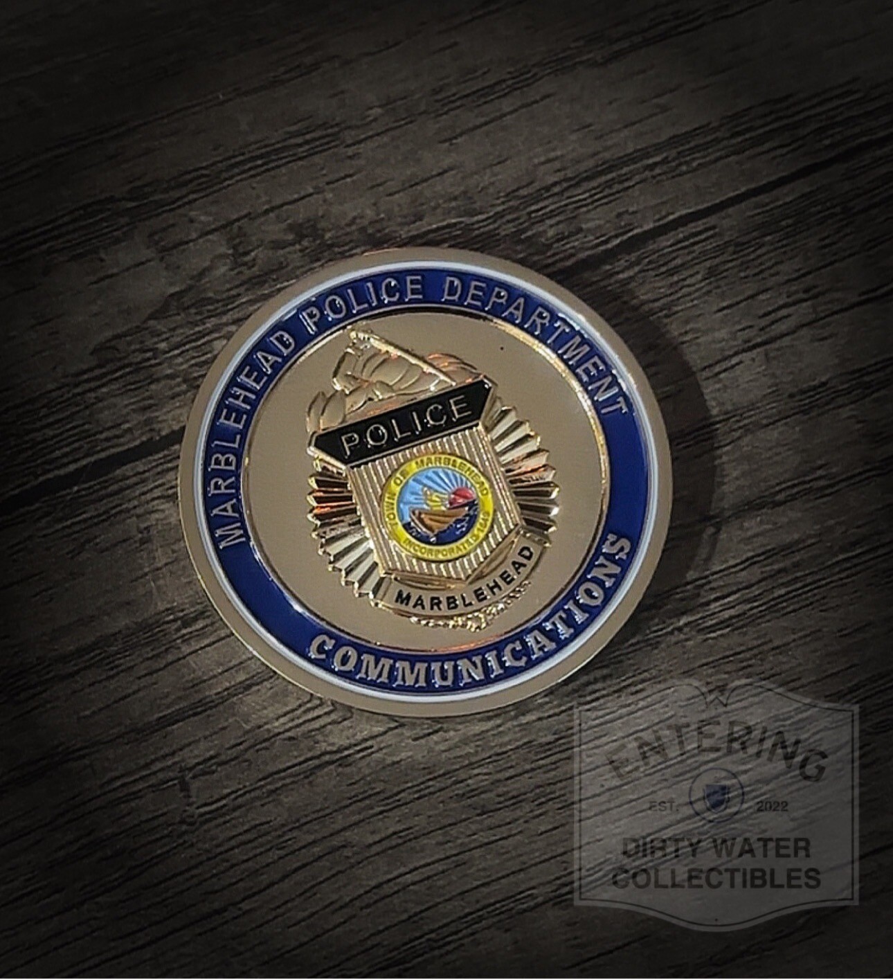 Marblehead MA Police Dispatch Challenge Coin | eBay