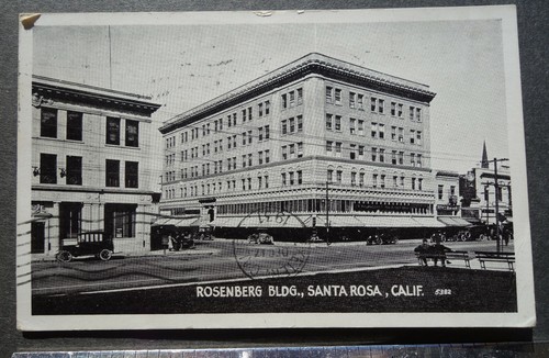 Rosenberg Building, Santa Rosa CA pmk 1931 postcard "Missent Mail" | eBay