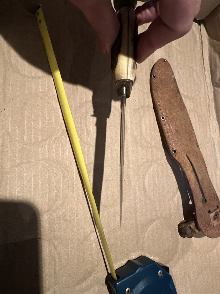 Vintage Bohlin - Solingen, Germany Fixed Blade Knife with Stag Handle ...