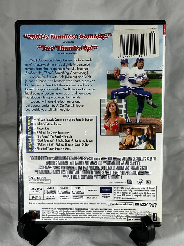 "Double the Laughs: Stuck on You Widescreen DVD - Comedy Gold ...