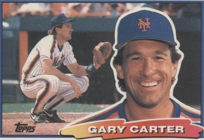1988 Topps Big - Gary Carter #37 A* on Back for sale online | eBay