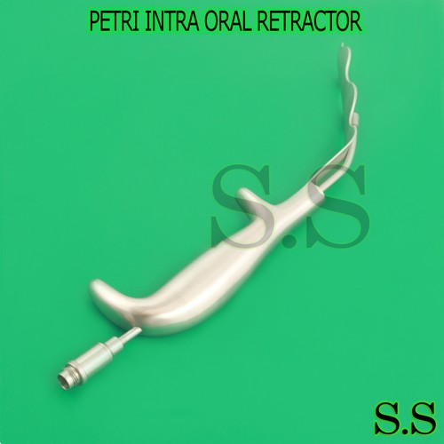 PETRI PTERYGOID intra oral retractor 10¾" with fiber optic light 25.5mm ...