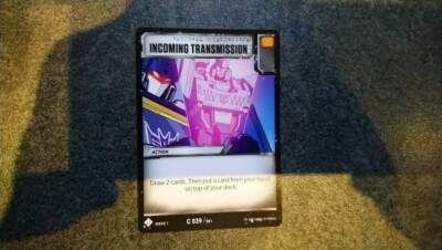 Transformers CCG Incoming Transmission UNUSED | eBay UK