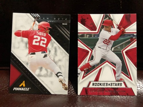 2021 Panini Rookie & Stars Juan Soto #4 / Pinnacle #12 Nationals | eBay