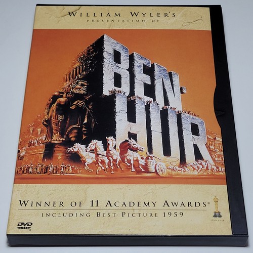 Ben-Hur (DVD, 1959) Charlton Heston Jack Hawkins Haya Harareet Free ...