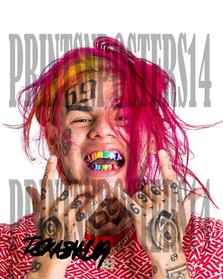 Tekashi 6ix 9ine 8x10 SIGNED REPRINT 69 Fefe #2 | eBay