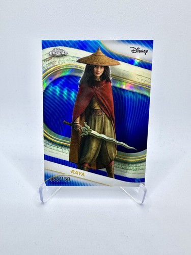 2025 Topps Chrome Disney RAYA Blue Refractor /150! | eBay