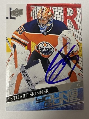 Stuart Skinner Signed Young Guns 2020 Auto Rookie Autographed Card Rc ...