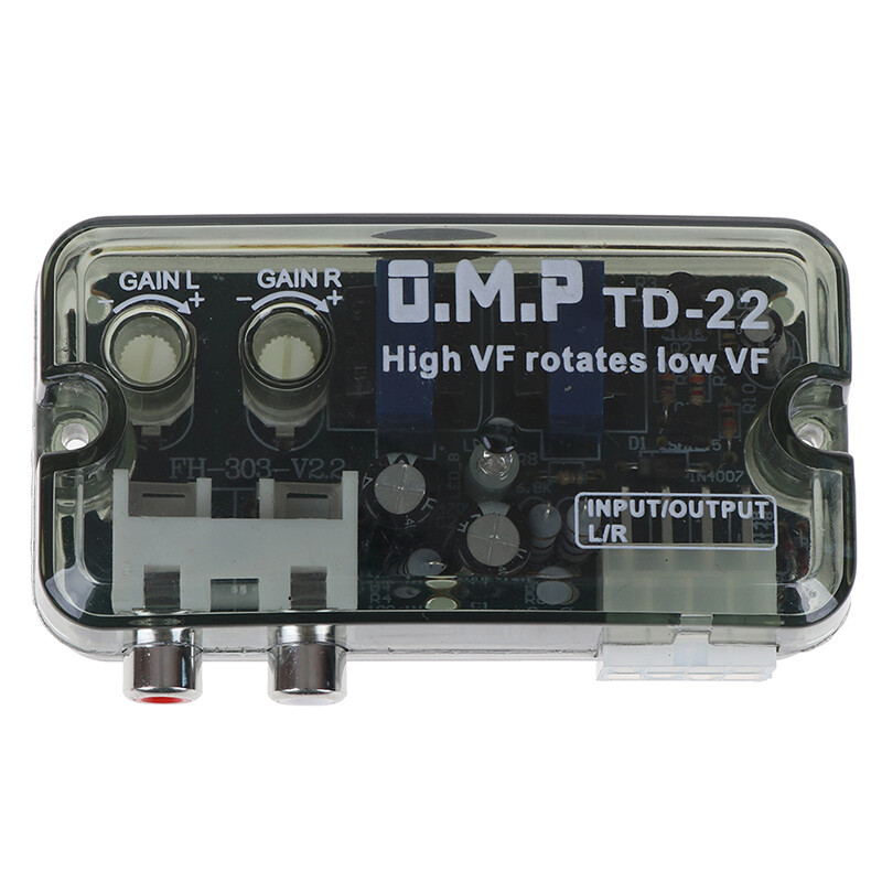 Auto Car Audio Converter 12V RCA Stereo High To Low Adjustable ...