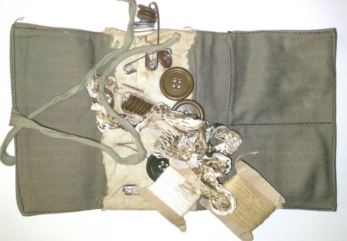 World War II HBT Sewing Kit WWII WW2 Housewife | eBay