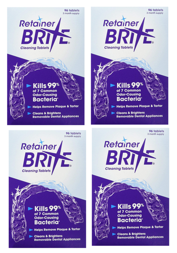 Retainer Brite Cleaning tablets for removable appliances retainers ...