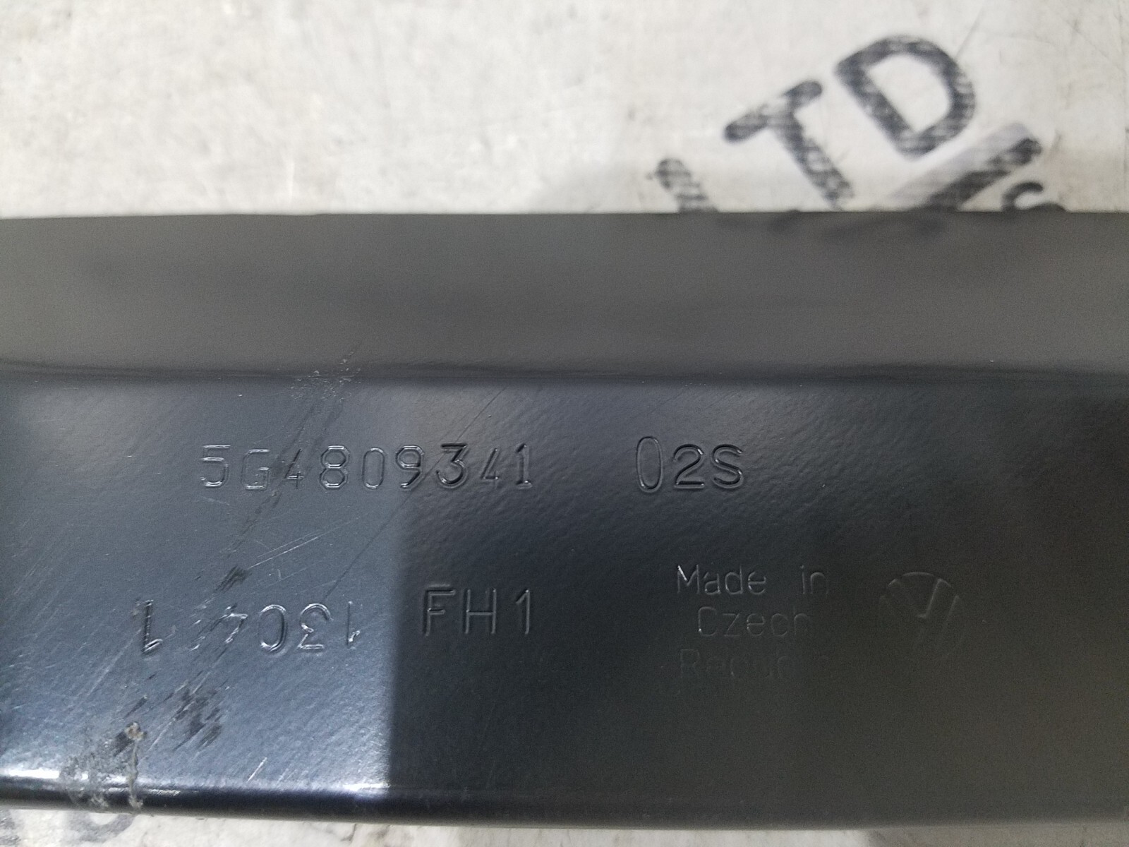 GENUINE VW GOLF MK7 2012-2020 LEFT PASSENGER SIDE SKIRT PLATE 5G4809341 ...