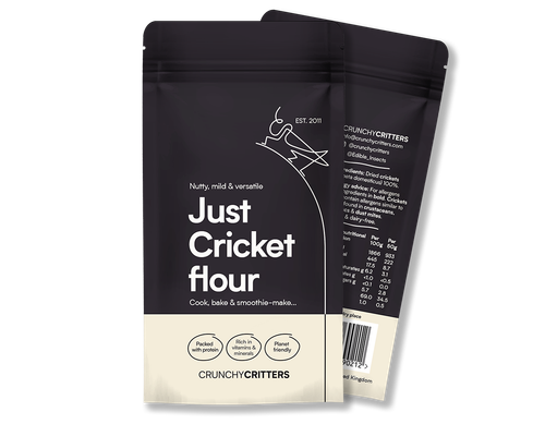 Crunchy Critters Edible Insects Bugs Bush Tucker Cricket Flour 2 x 50g ...