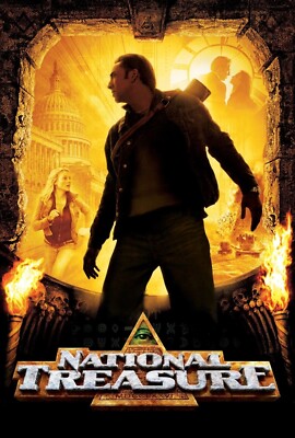 National Treasure (DVD, 2005, Full Frame) ***DVD DISC ONLY*** NO CASE ...