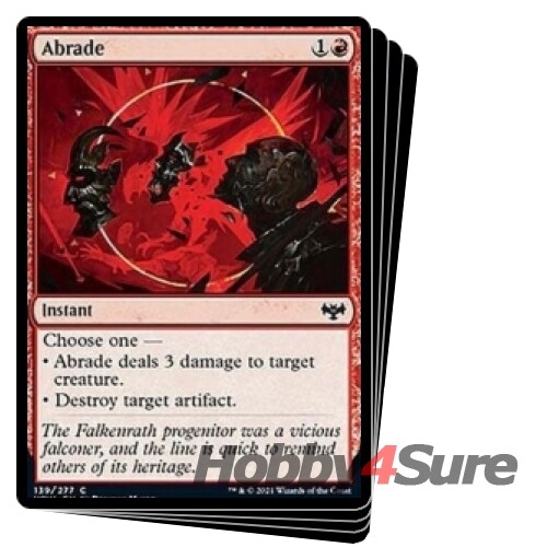 Abrade X4 M/NM Magic: The Gathering MTG Innistrad: Crimson Vow | eBay