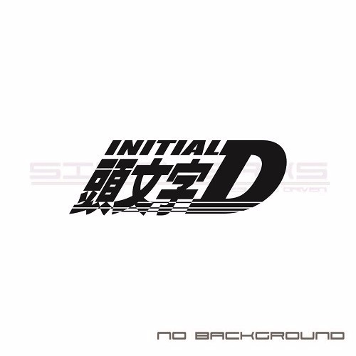 Initial D sticker decal tuning racing jdm initial d Itsuki Takeuchi ...