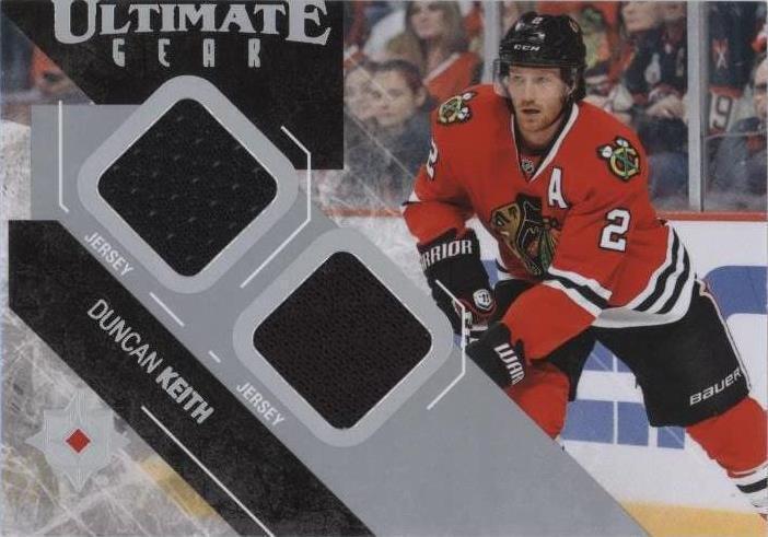 2014-15 Upper Deck Ultimate Collection - Ultimate Gear Duncan Keith #UG ...