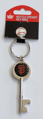 SF 49ers Premium Solid Metal Bottle Opener Keychain Silver Key Ring ...