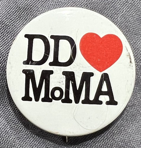 DD Loves ️ (Heart) MoMA Museum of Modern Art Pinback Pin 1.25” Button ...
