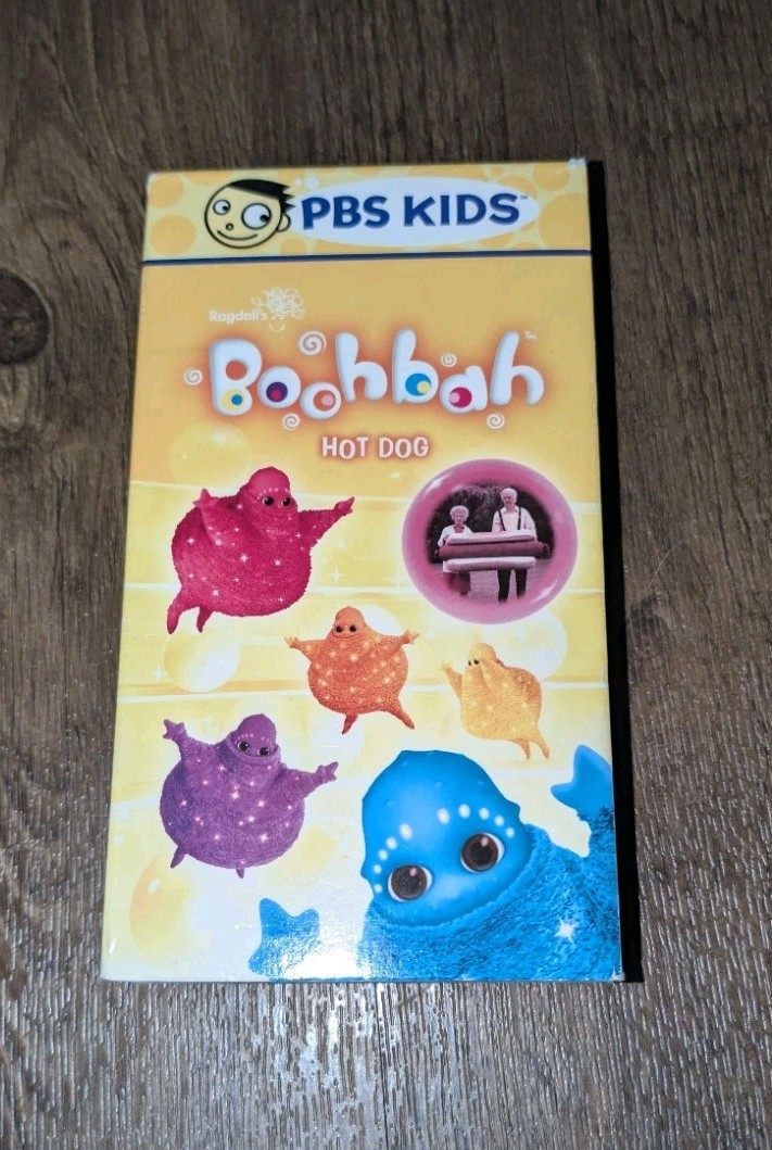 BOOHBAH HOT DOG VHS tape CARDBOARD SLEEVE ONLY NO TAPE REPLACEMENT PBS ...