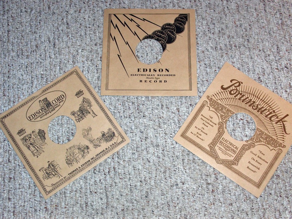 Custom Made shellac Record Victrola Gramophone 10-in 78 rpm Brunswick ...