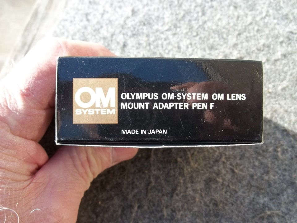 VGC NOS in Org. Box Olympus OM System OM Lens Mount Adapter Pen F Japan ...