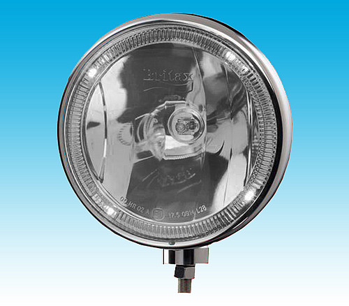 Pair of Britax 8" driving spot lamps/lights clear lens LED "Angel Eyes ...