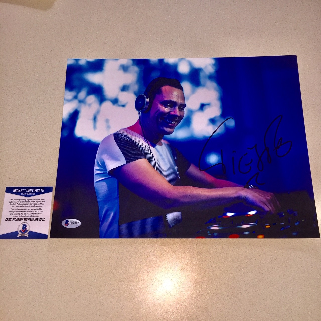 TIESTO signed autographed 11X14 DUTCH DJ PRODUCER EDM BECKETT BAS COA ...