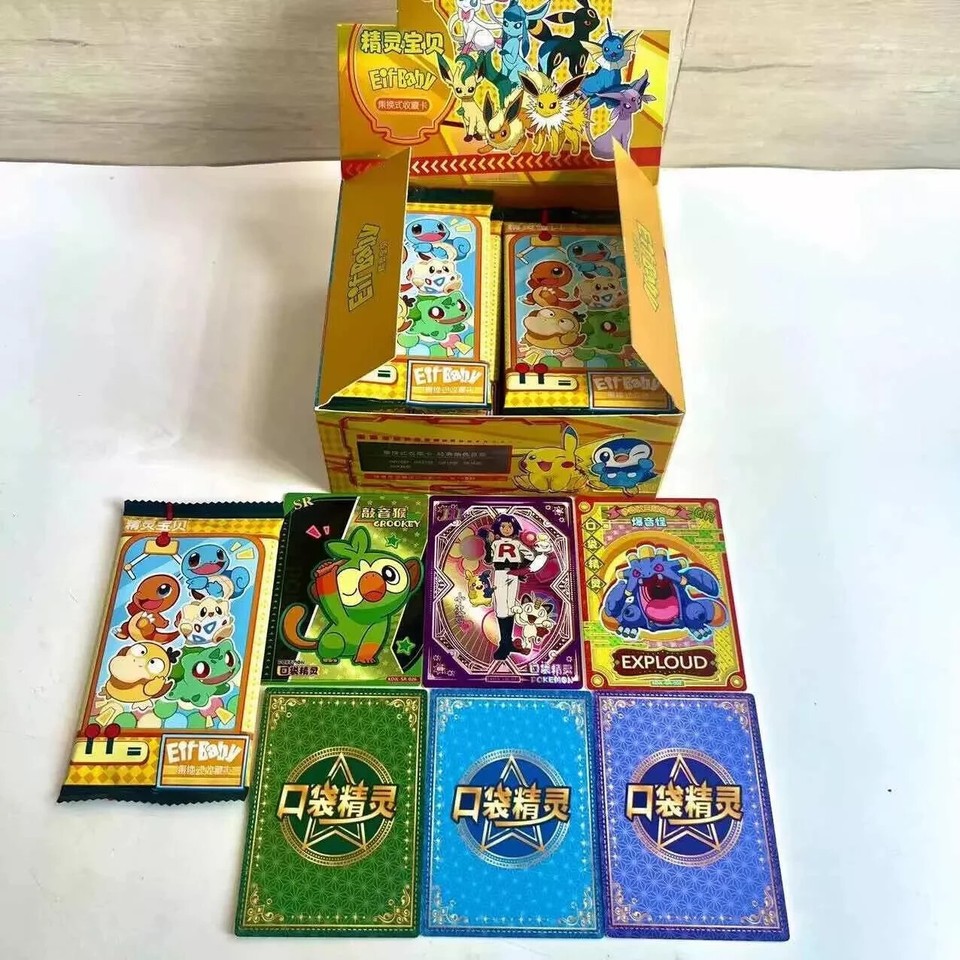 HOT Eif Baby Booster Box for Pokémon Chinese Pocket - 30 Packs Trading ...