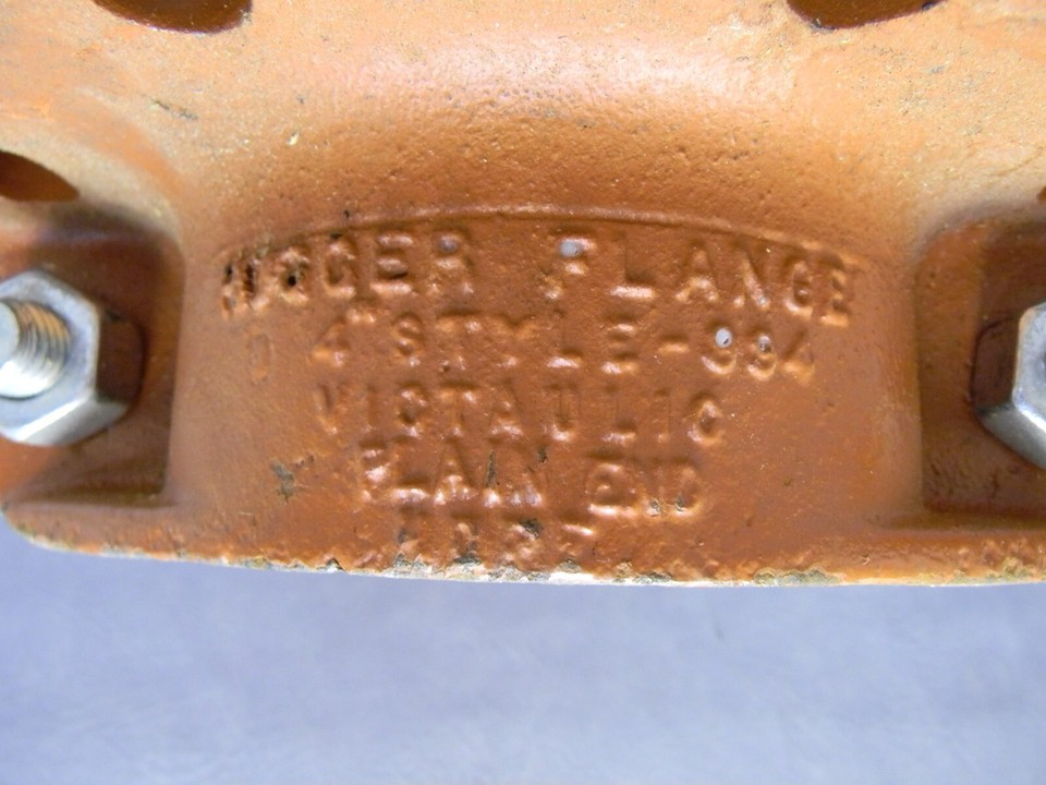 Victaulic 66F-C Style 994 Hugger Valve Vic-Flange Adapter For HDPE Pipe ...