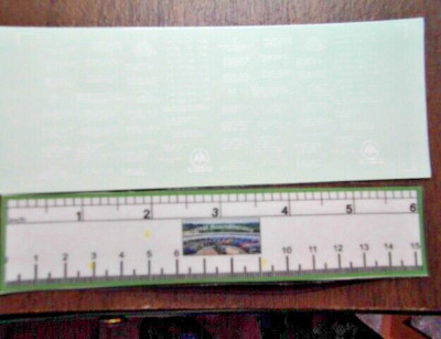 Rail Graphics Decals HO #30W MONON FREIGHT CAR ROUTING DATA, WHITE ...