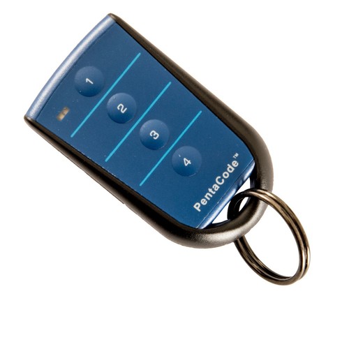 Elsema PentaCODE PCK43304 Blue Garage Door Remote Control Four Button ...