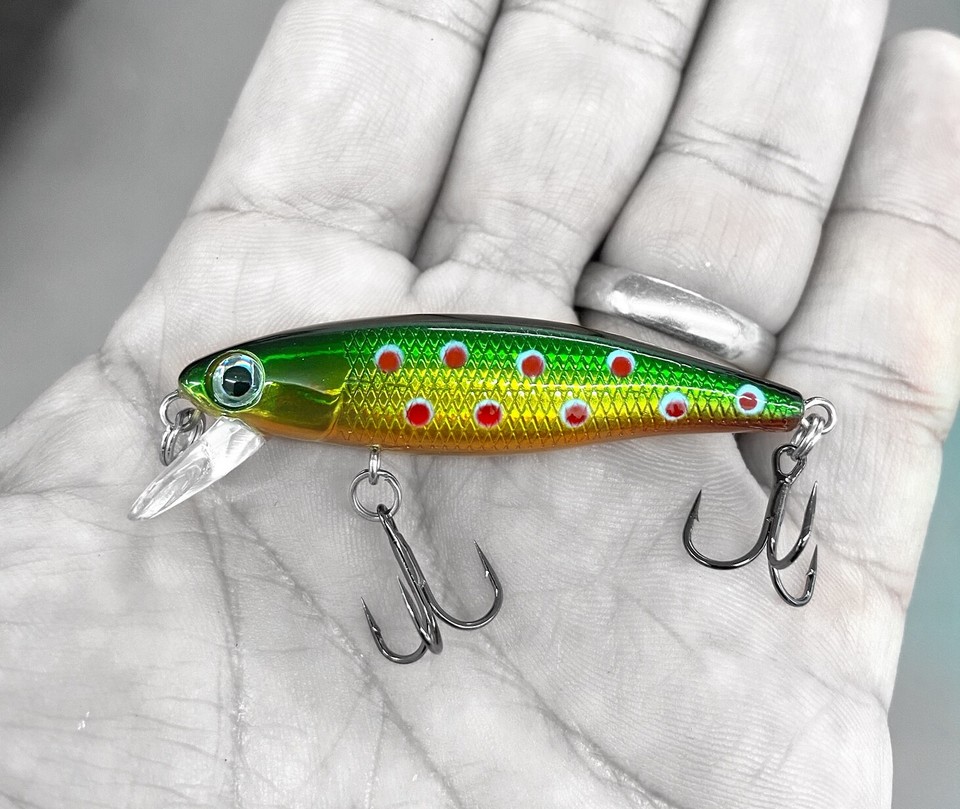 Fishing Lure, Jerkbait, Crankbait Dynamic Lures HD TROUT Brook Trout | eBay