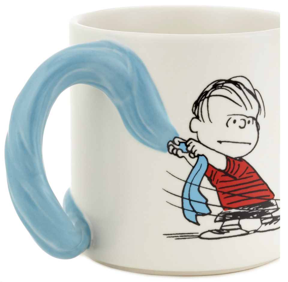 Hallmark Peanuts Linus and Snoopy Dimensional Blanket Coffee Mug New | eBay