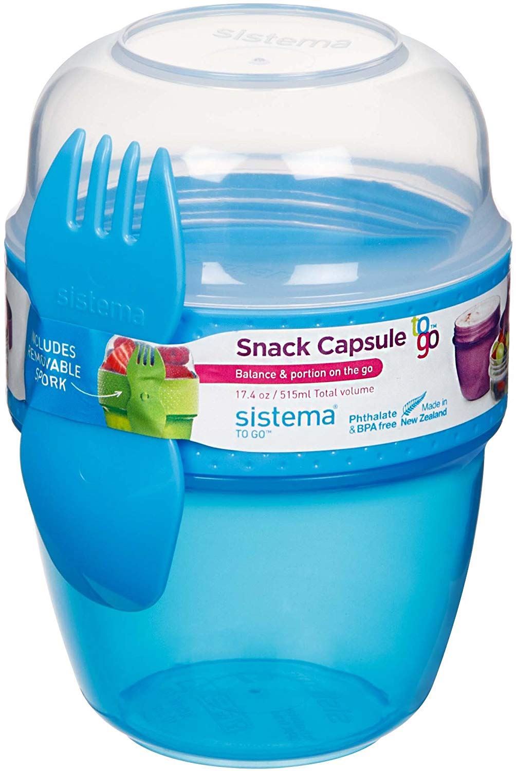 Sistema Snack Capsule to Go Lunch Pot Snacks Food Box Pack On The Go ...