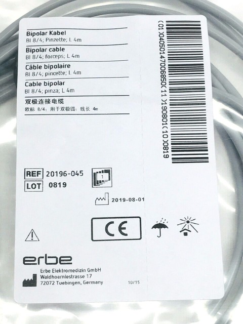 Erbe bipolar Anschlußkabel 20196-045 Länge 4m Neu/ovp online kaufen | eBay