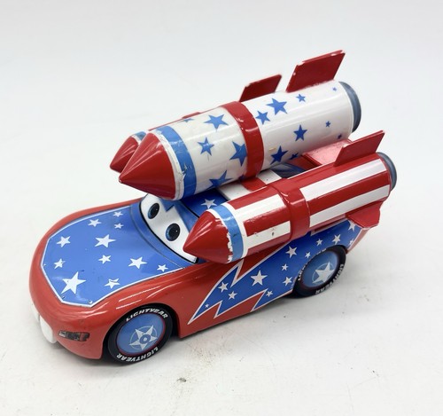 Disney Pixar Cars Toon Daredevil Lightning McQueen Diecast Car Toy 1:55 ...