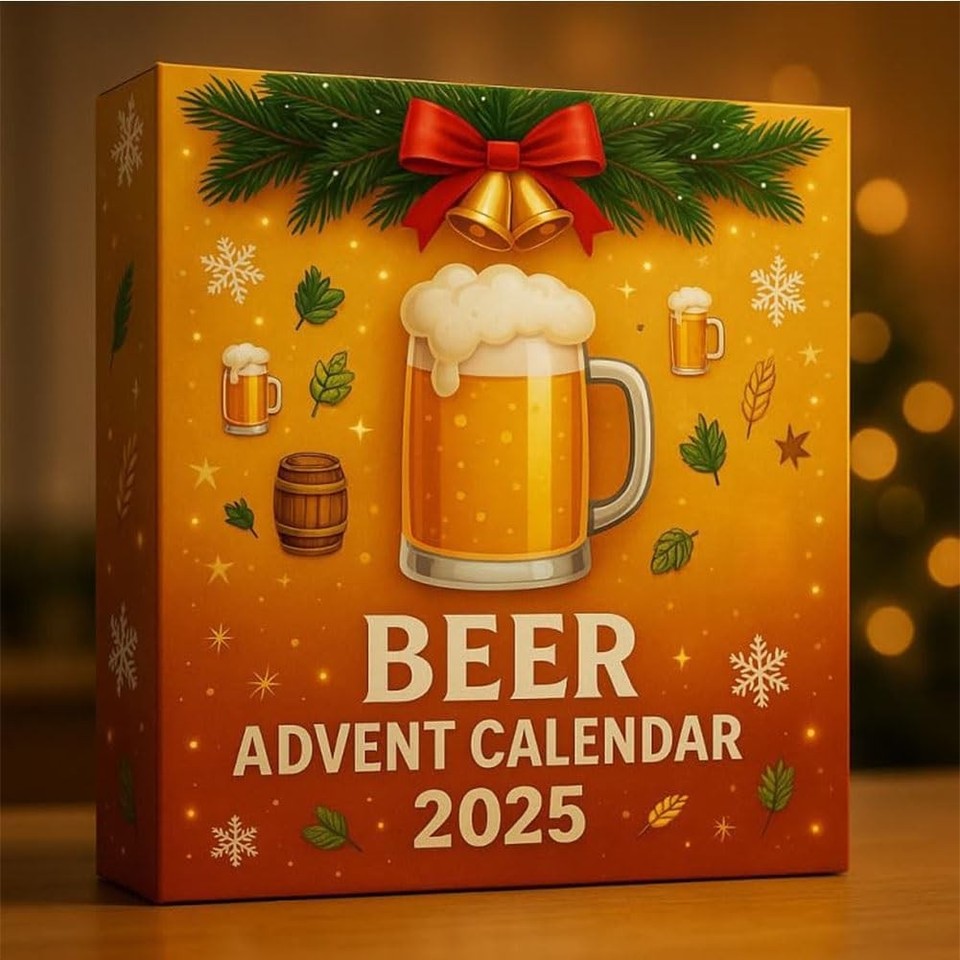Whiskey & Beer Advent Calendar 2025 Christmas 24 Days Calendar Gift Box ...