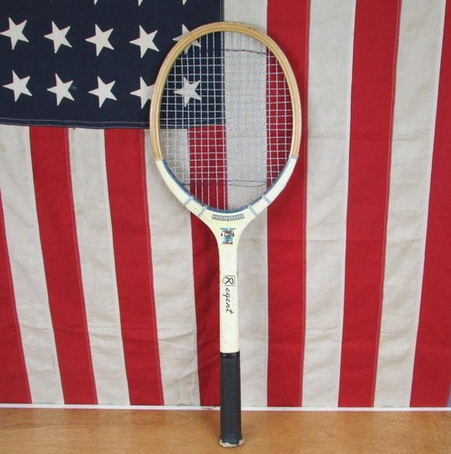 Vintage 1960s Regent Wood Tennis Racquet Honour Model White Japan Great ...