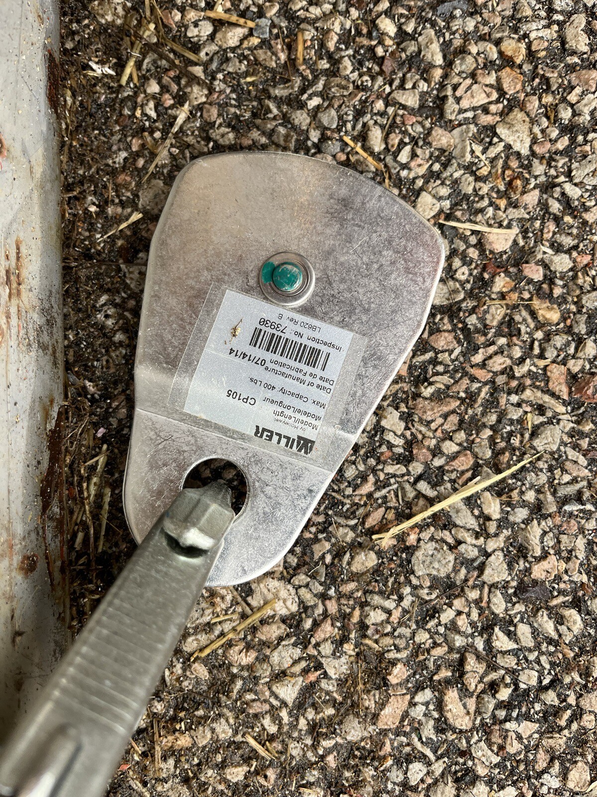 Miller 8442/65FT 65' MANHANDLER Man-Rated Hoist Work Winch - 844265FT ...