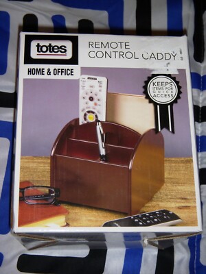 Totes Home & Office Remote Control Rotating Caddy Brand New NIB – Brown ...