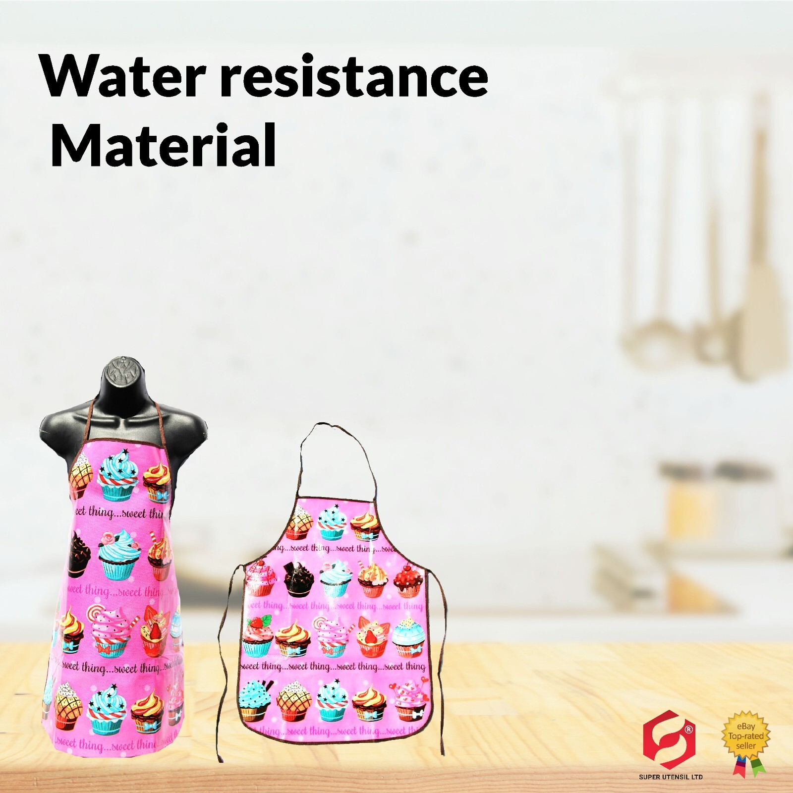 Waterproof Vintage PVC Apron Kitchen Cook Garden Butcher Cleaning ...