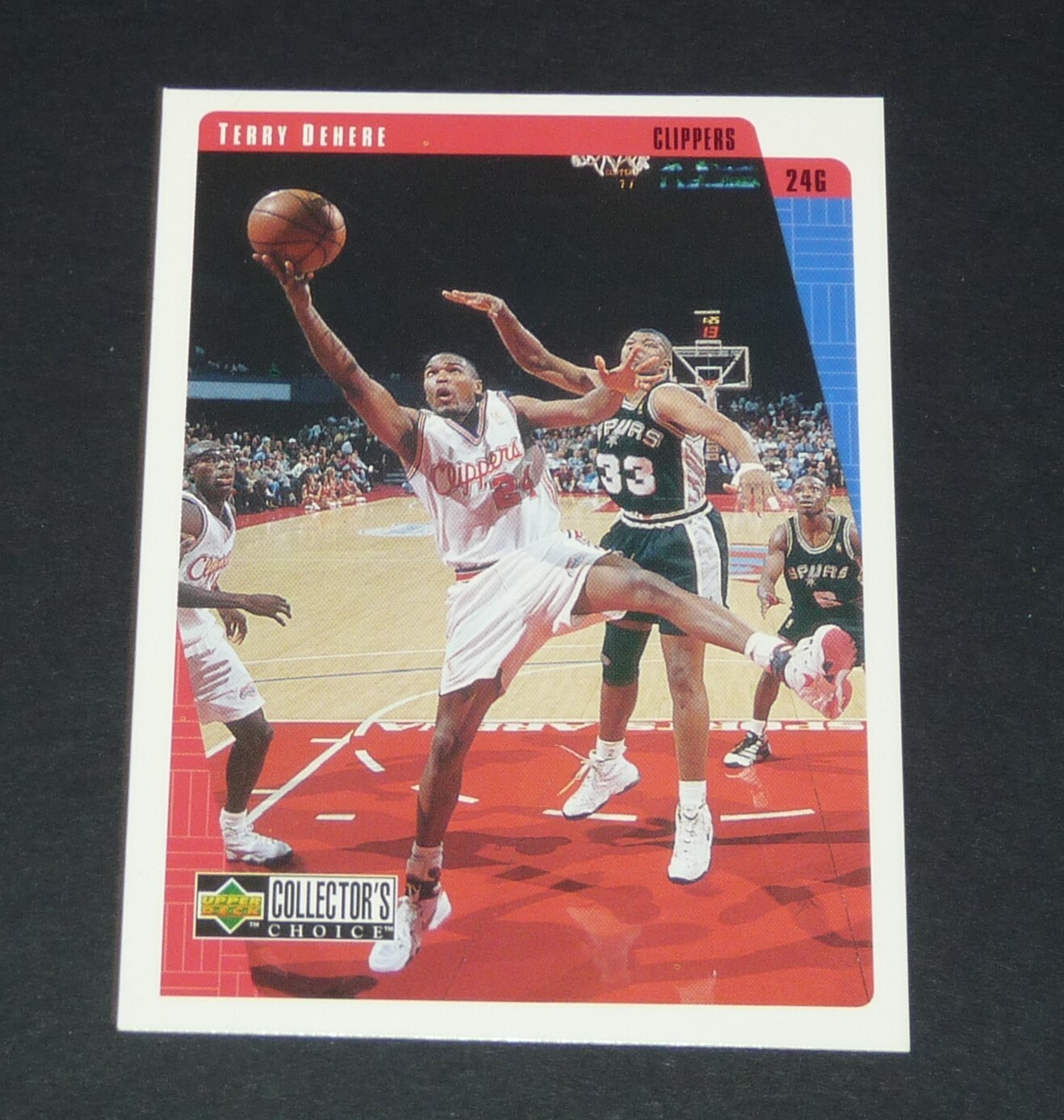 TERRY DEHERE CLIPPERS LOS ANGELES 1997-1998 NBA BASKETBALL UPPER DECK ...