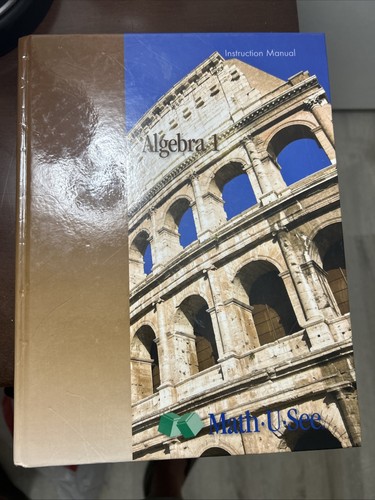 Math U See Algebra 1 Instruction Manual, DVDs, Tests | eBay
