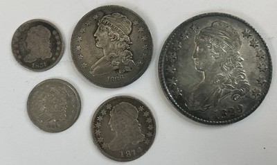 Capped Bust Coins - Lot of 5 Early Coins | eBay