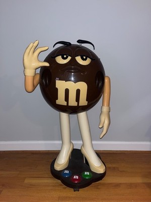 Rare M&M Lady Brown Chocolate Store Display On Wheels-Nice Collectible ...