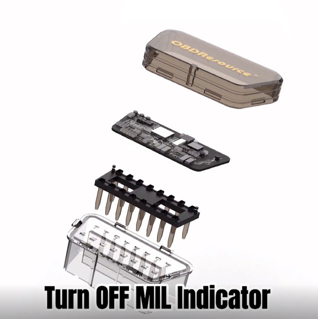 Car Code DTC Clearer Clear Turn-Off Check Engine Light OBD2 Erase Codes ...