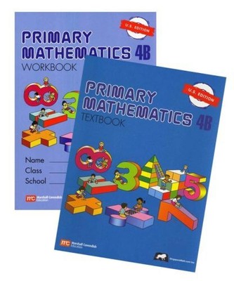 Singapore Primary Math 4B textbook + 4B workbook US ED - FREE SHIPPING ...