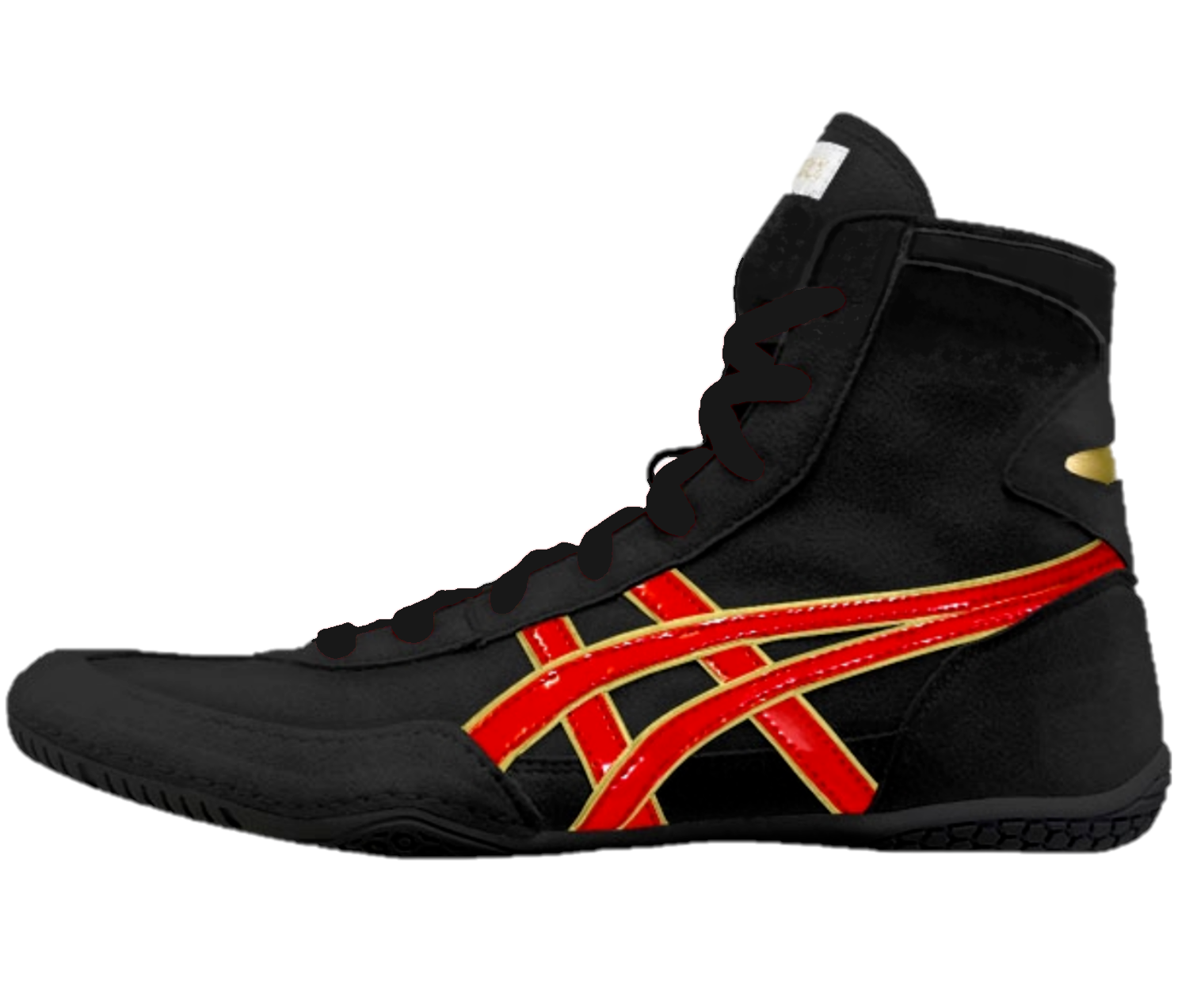 【Made to order】ASICS Wrestling Shoes 1083A001 EX-EO TWR900 Black x Red ...