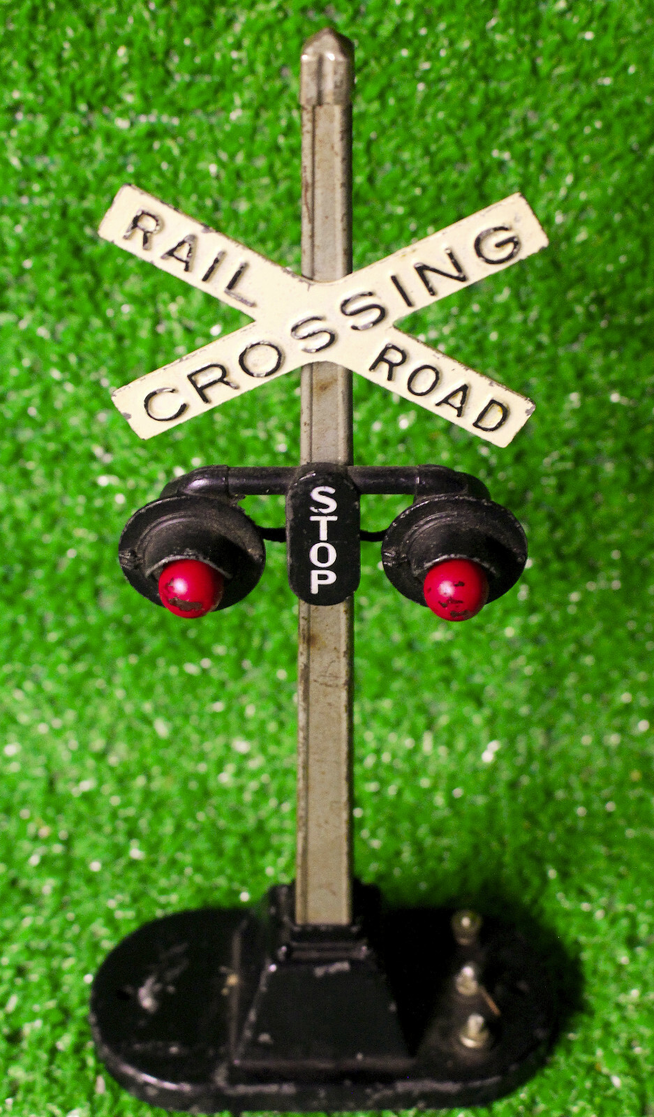 VINTAGE LIONEL Train Railroad Crossing Stop Sign #54 Lot of (3) | eBay